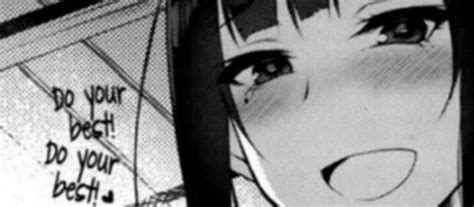 Mono Do Your Best Do Your Best 1girl Bangs Black Hair Blush