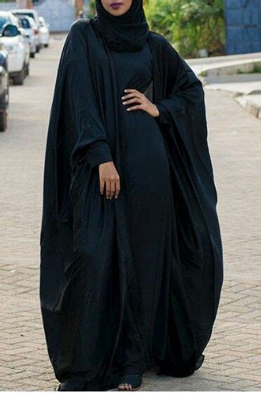 PINNED BY MUSKAJAHAN ABAYA KHALEEJI STYLE Abaya Black Muslimah