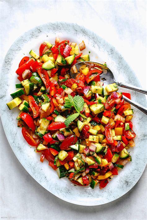 Mediterranean Cucumber Salad Recipe — Eatwell101
