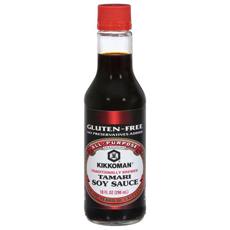 Kikkoman Gluten Free Tamari Soy Sauce Shop Soy Sauces At H E B