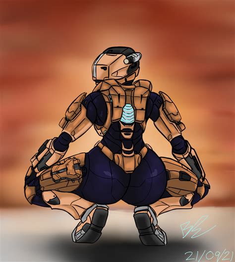 Halo Female Spartan Drawing