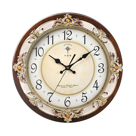 美式复古钟表欧式挂钟客厅静音
