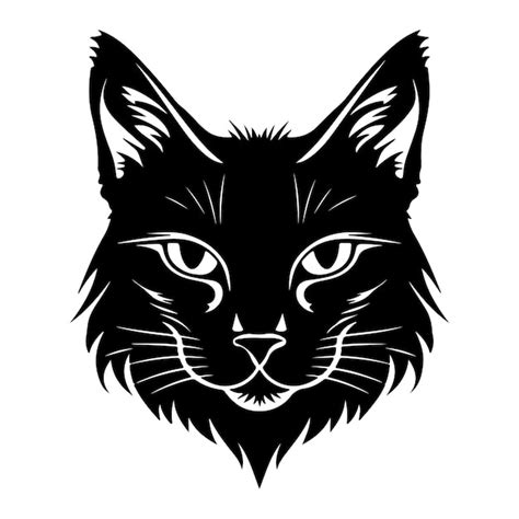 Premium Vector Cat Head Vector Design