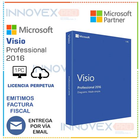 Microsoft Visio Professional Licencia Pc Innovexpro