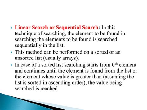 data structures sorting and searching ppt