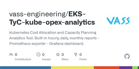 Github Vass Engineeringeks Tyc Kube Opex Analytics Kubernetes Cost Allocation And Capacity