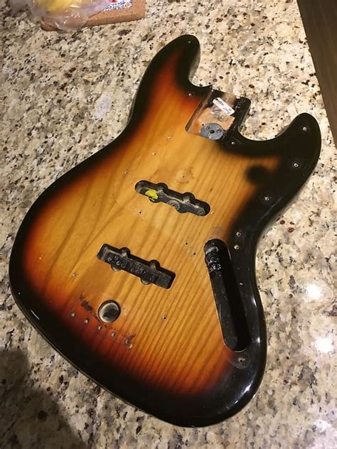 Fender Jazz Bass Body 1979 Sunburst Reverb