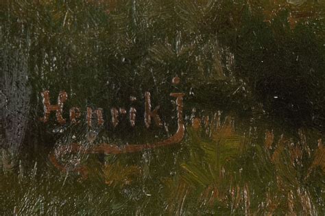 Henrik Jespersen Oil On Canvas Signed Bukowskis