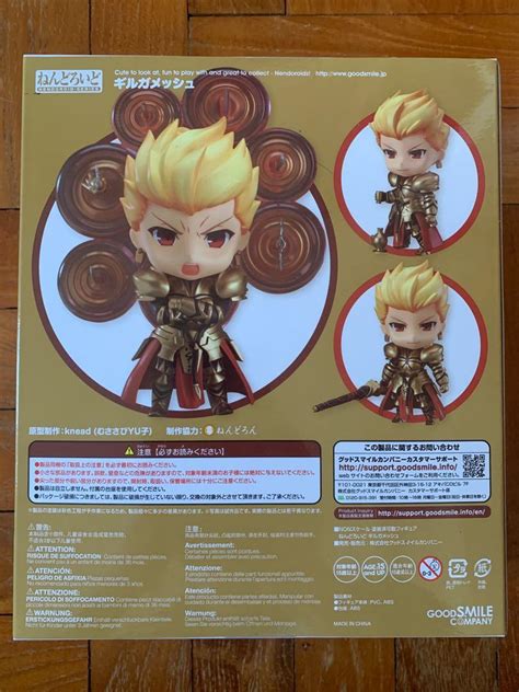 Gilgamesh Fatestay Night Nendoroid Figure Toys And Games Bricks