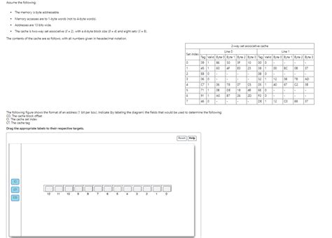 Solved Assume The Following • The Memory Is Byte