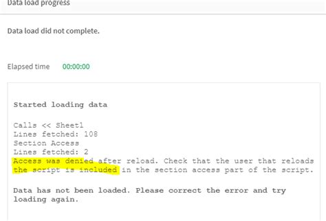 Section Access Qlik Community 2101997