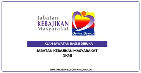 Permohonan Jawatan Kosong Jabatan Kebajikan Masyarakat Jkm • Portal