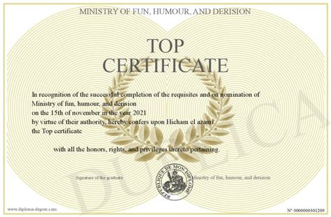 Top Certificate