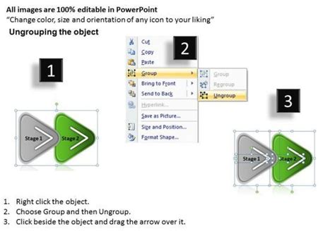 Description Of A Process In Triangular Format Business Powerpoint