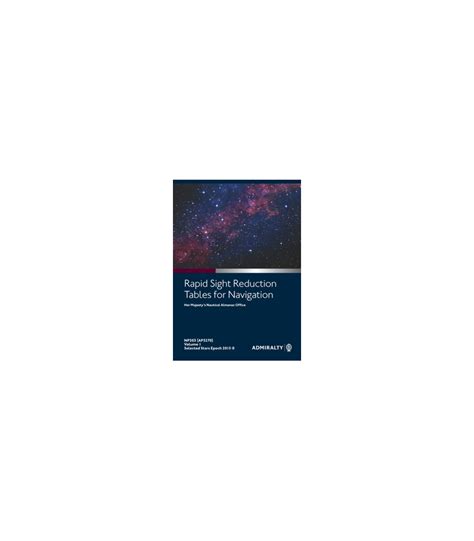 NP303 2 Rapid Sight Reduction Tables Volume 2 Navigation Voile