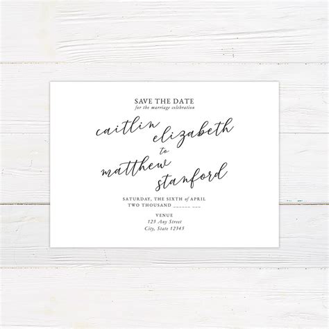 Slanted Script Invitations Go Print Plus
