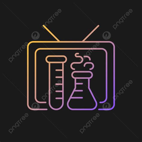Gradient Vector Icon Designed For Darkthemed Scientific Displays Vector Color Simple Gradient
