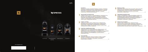 Krups Nespresso Pixie Xn304t40 Coffee Machine Quick Start Guide