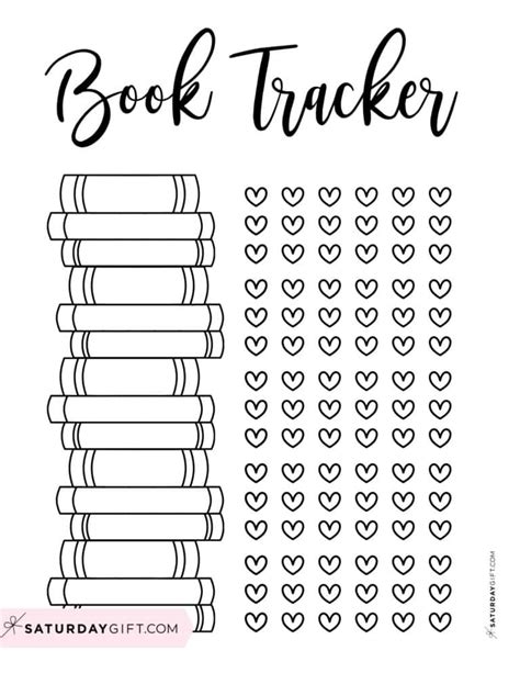 Free Book Tracker Templates 35 Cute Reading Logs And Lists