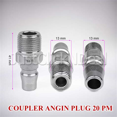 Jual Tekiro Quick Coupler Plug 20 30 40 PM Adapter Selang