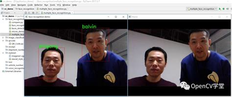 opencv tensorflow实现实时人脸识别演示 轻识