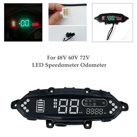 48v 72v Universal Electric Bicycle Speedometer In Pakistan