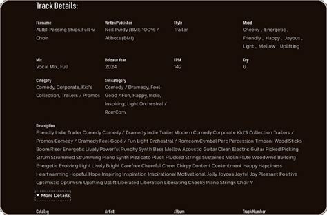 Royalty Free Music Search Tool