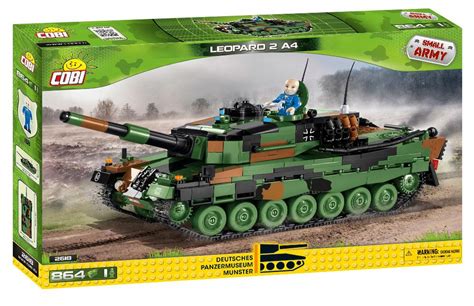 Leopard 2a4 Lego Compatible Cobi 2618 864 Main Battle Tank Bricktanks