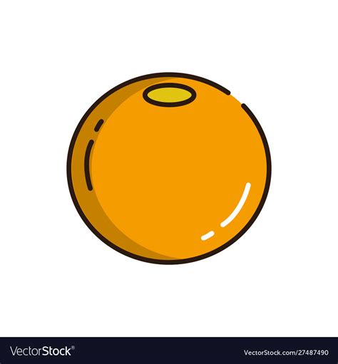 Isolated Lulo Icon Fill Design Royalty Free Vector Image