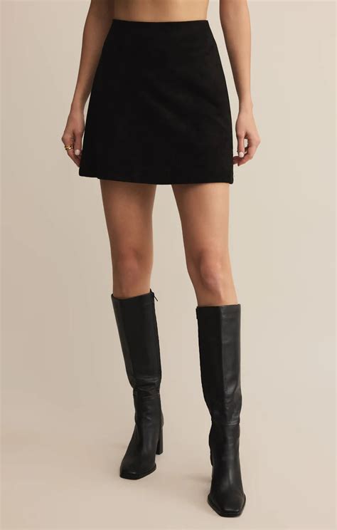 Zsupply Cierra Suede Mini Skirt Libby Story