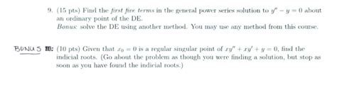 Solved Differential Equations Problem