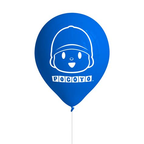 8 Globos Pocoyo De Látex Conver Party