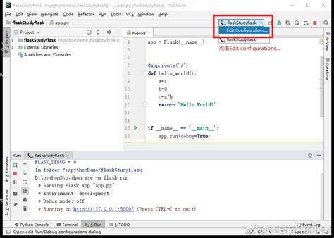 python flask debug pycharm配置debug 腾讯云开发者社区 腾讯云