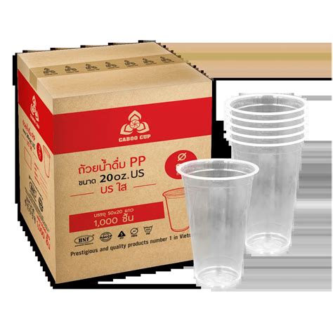 Ly Nhựa 600ml 20oz Chất Liệu Pp