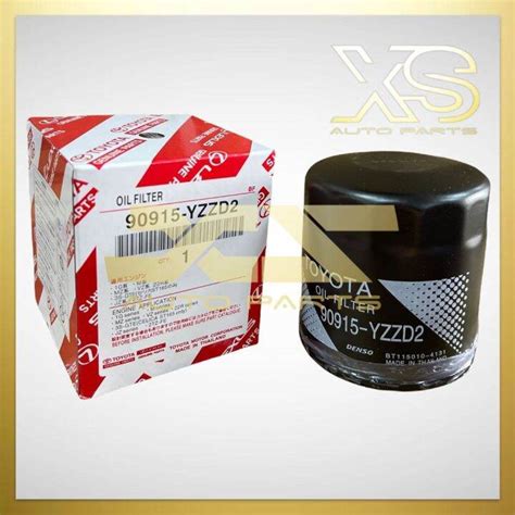 Toyota Genuine Oil Filter 90915 Yzzd2 Hilux Innova Fortuner Prado