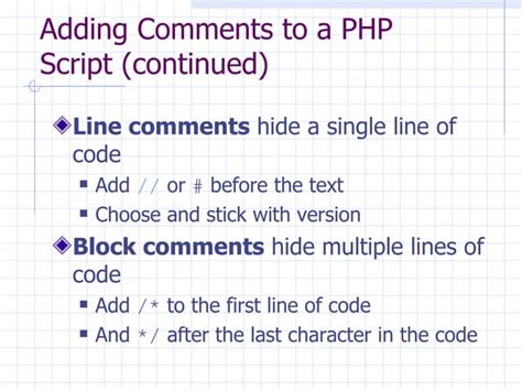 Control Structures In Php 2 Ppt Programming Languages Computing