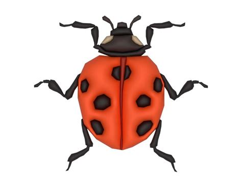 Premium Vector 3d Ladybug