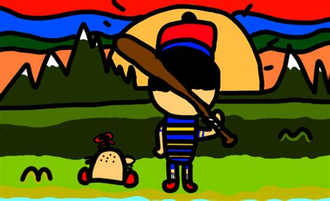 Ness Form Earthbound Looking His Best By Slugcatisbestcat On Deviantart