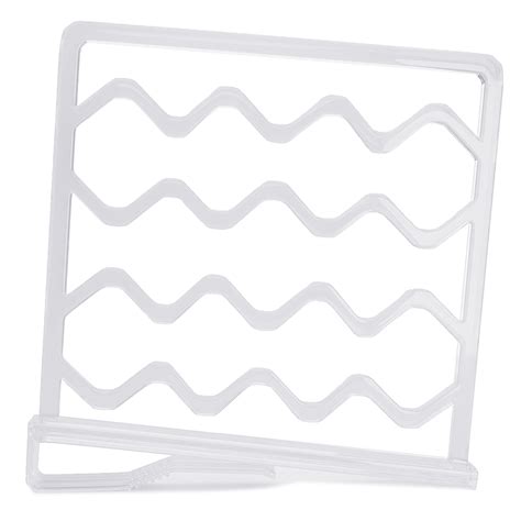 Divisor para prateleira de plástico ondulações 27 5x25 5x2 5