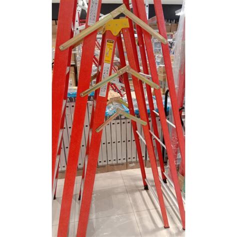 Jual Tangga Fiber Glass Step Mtr Merah Krisbow Original Shopee Indonesia
