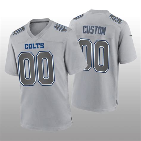 Custom Incolts Gray Game Atmosphere Jersey Stitched Jersey Football
