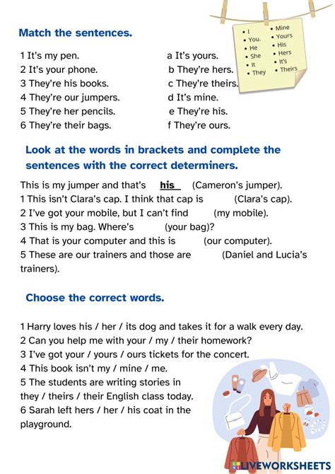 Determiners Free Interactive Worksheets 7514578