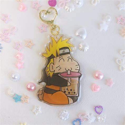 Cute Derpy Ninja Acrylic Keychain Etsy