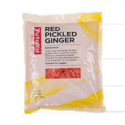 Benishoga Red Pickled Ginger 1 5kg