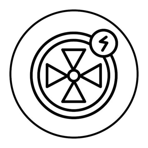 Premium Vector Radiation Vector Illustration