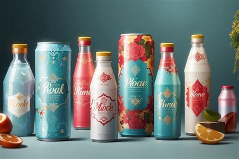 Premium Photo Beverage Packaging Mockups