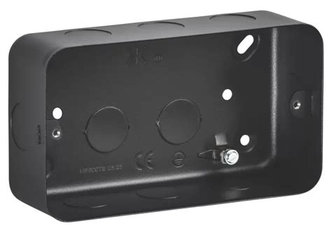 Knightsbridge 4 Module Modular Metal Clad Back Box 3 4g 43mm Screwfix