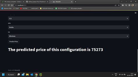 Github Sharanya Code Laptop Price Predictor An Application To