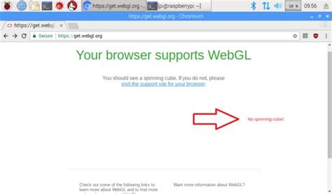 Gpu Webgl Does Not Work Properly On Raspberry Pi Chromium Browser
