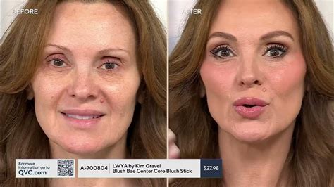 Lwya By Kim Gravel Blush Bae Center Core Blush Stick On Qvc Youtube